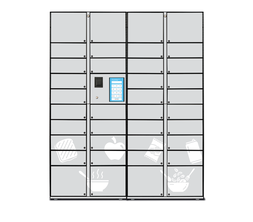 Order Food Delivery Ahead with Contactless Delivery Lockers