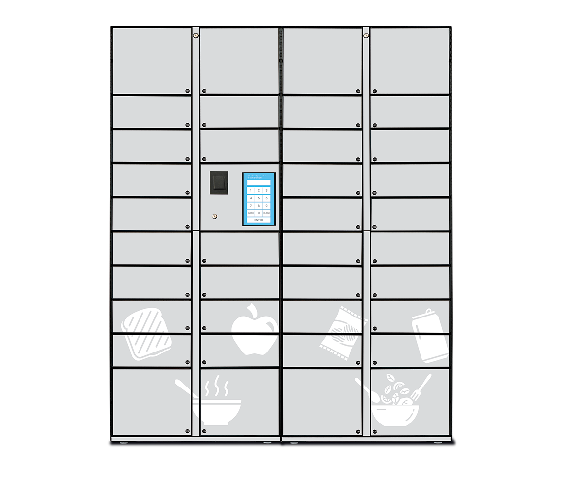 Order Food Delivery Ahead with Contactless Delivery Lockers